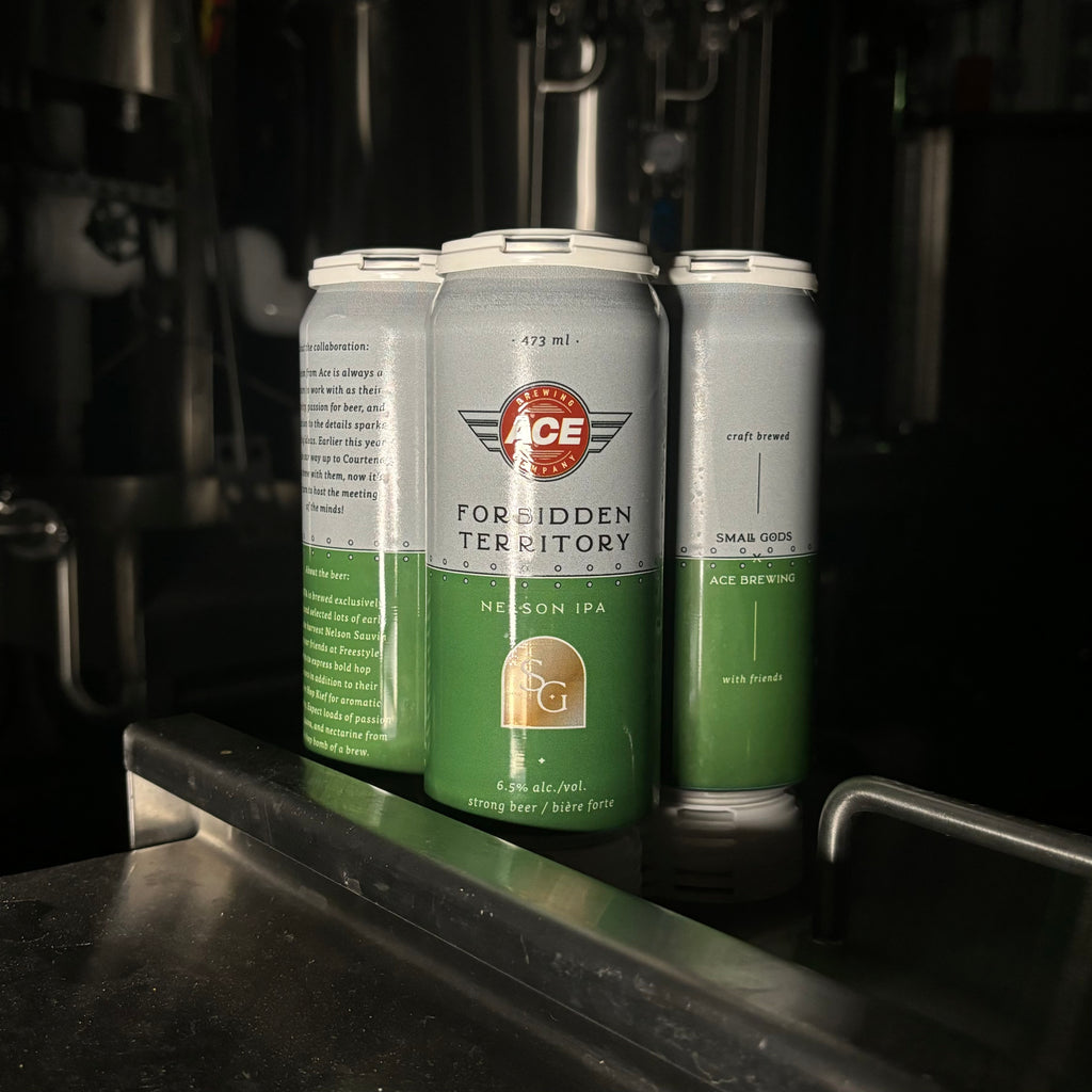 Beer Blurb: Forbidden Territory with Ace Brewing – Small Gods Brewing Co