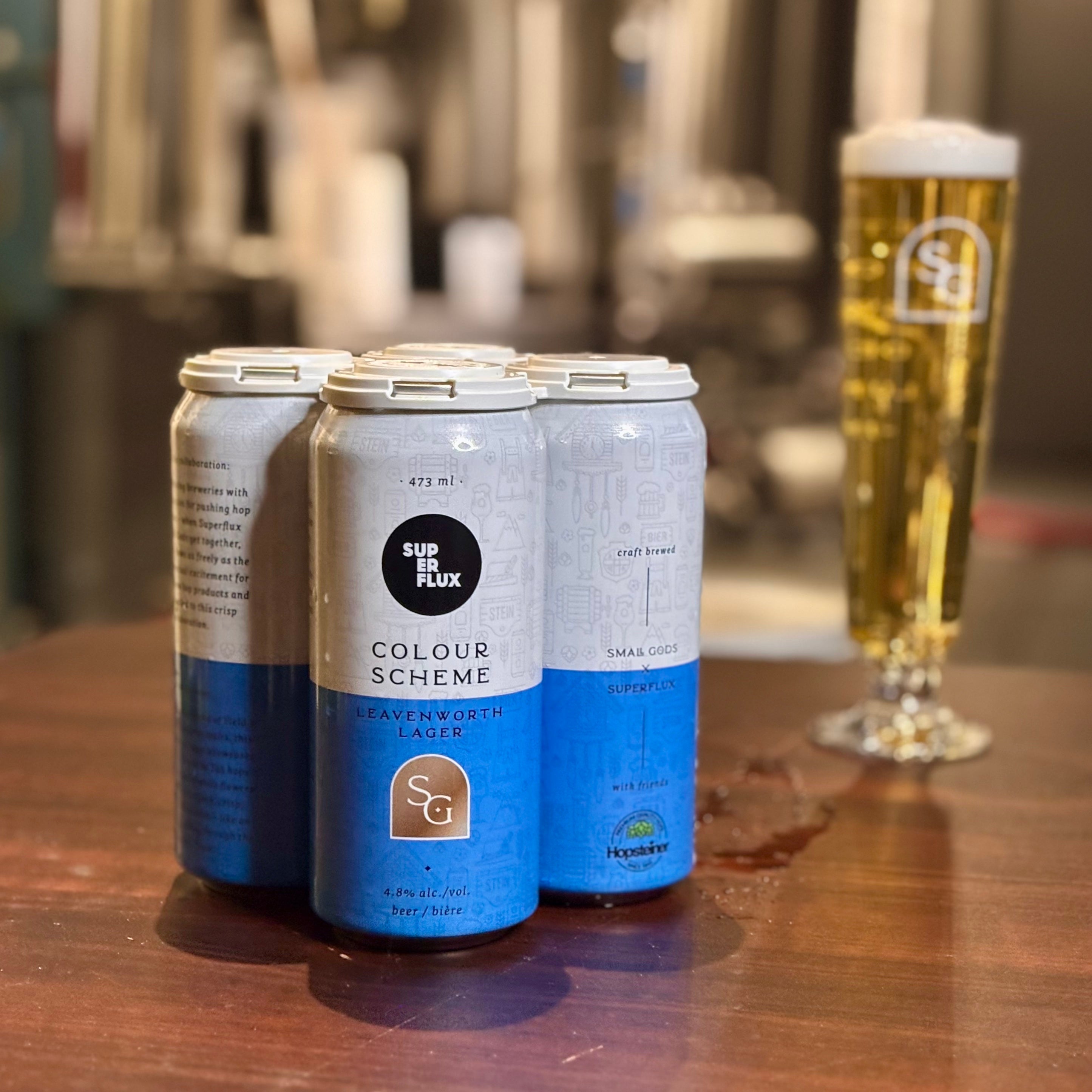 Beer Blurb: Colour Scheme with Superflux – Small Gods Brewing Co
